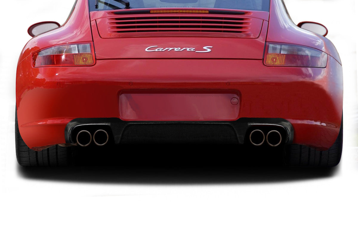2005-2008 Porsche 911 Carrera 997 Carrera Carbon AF-1 Rear Diffuser ...