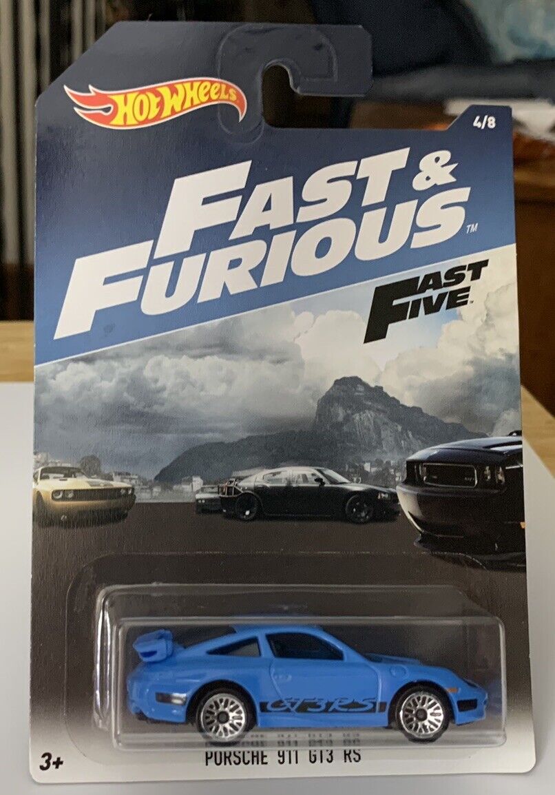 Hot Wheels Fast & Furious Fast 5 Porsche 911 GT3 RS Blue 4/8 ...