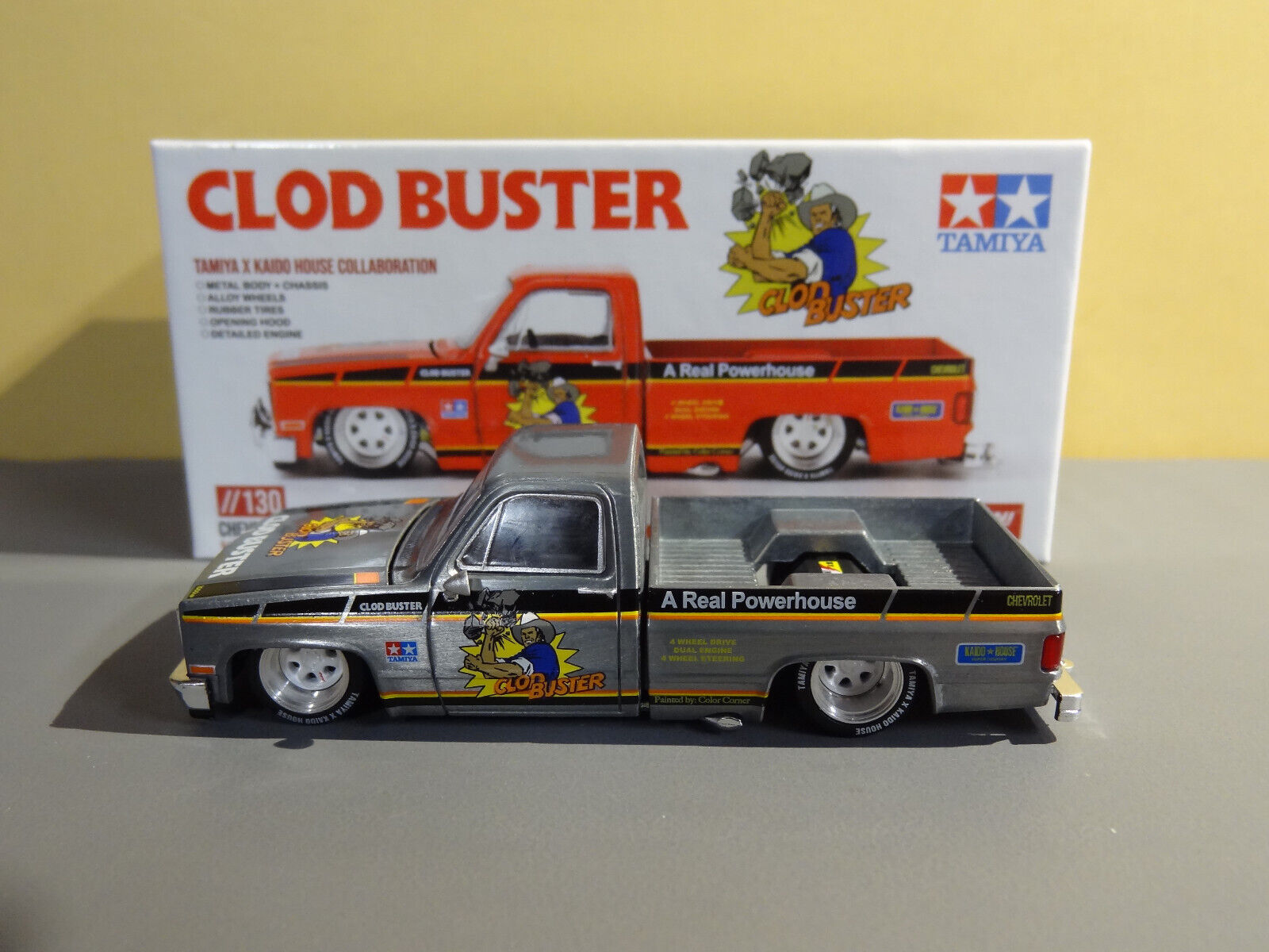 Kaido House Chevrolet Silverado Tamiya X Clod Buster #130 Chase Piece ...
