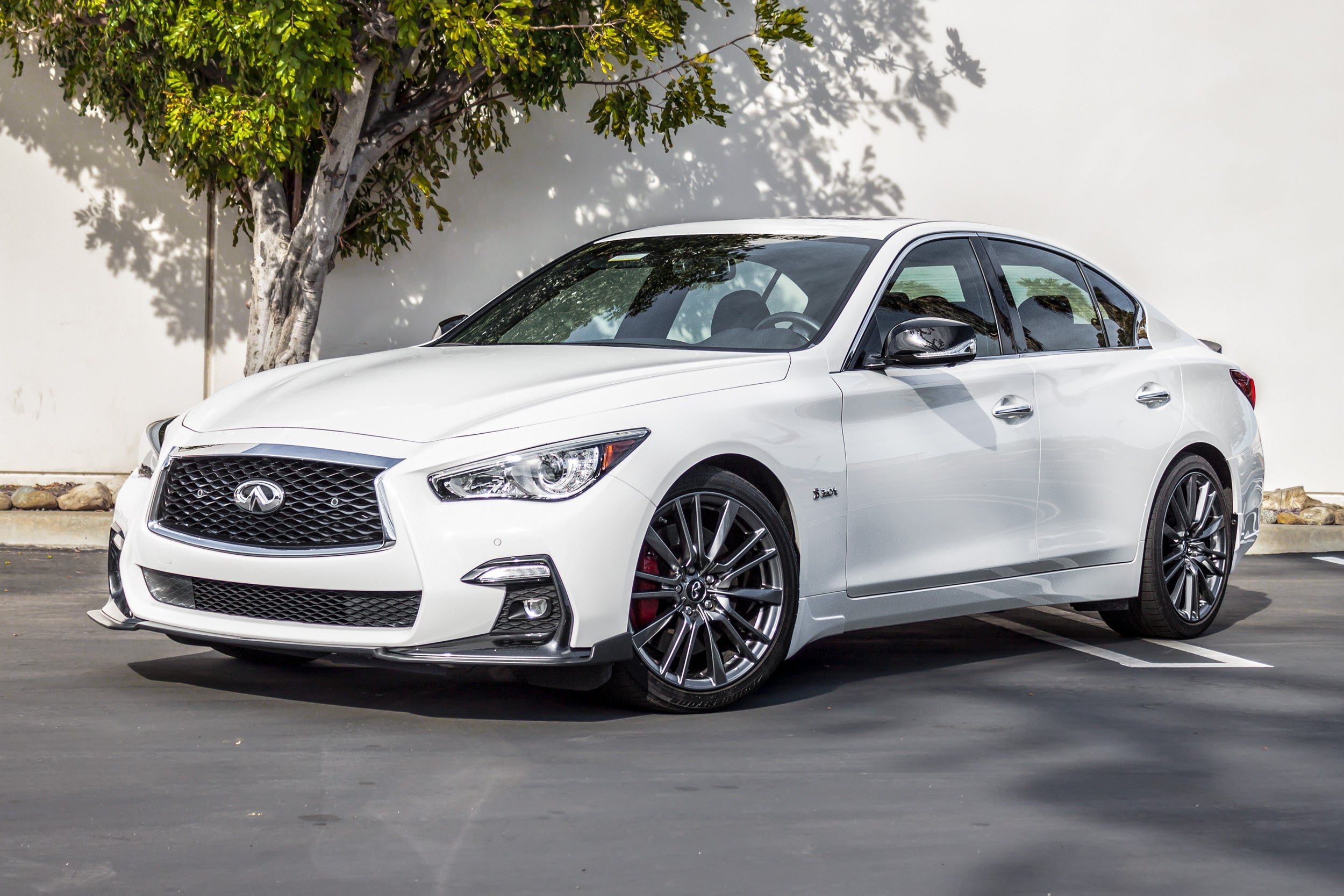2018-2021 Infiniti Q50 Front Splitter - Sport - [Matte Black] - KB11240 ...