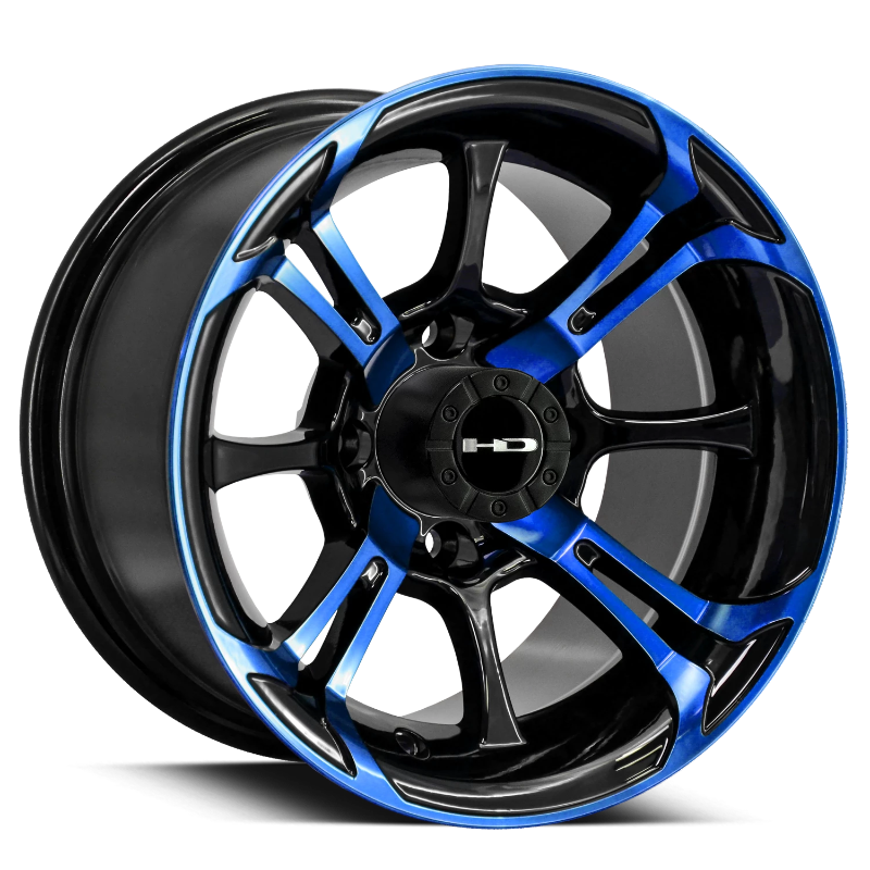HD Golf SPINOUT Wheels | Black & Blue – Speedzone Performance LLC